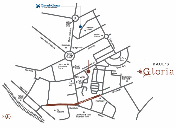 Gloria Ongoing Residentail Project by Om Group Jaipur